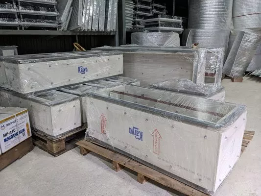 Van chặn lửa MFD tiêu chuẩn EI 90 sử dụng động cơ Belimo