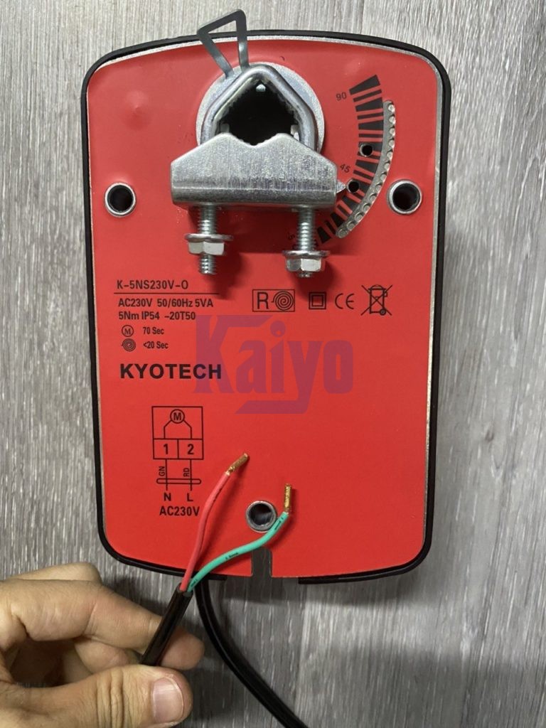 Giới thiệu động cơ KYOTECH lắp trong van ngăn cháy